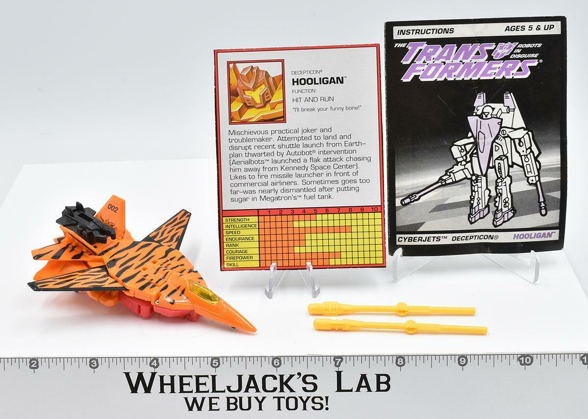 G2 Holligan Cyberjets 100% Complete 1994 Hasbro Transformers Vintage ...