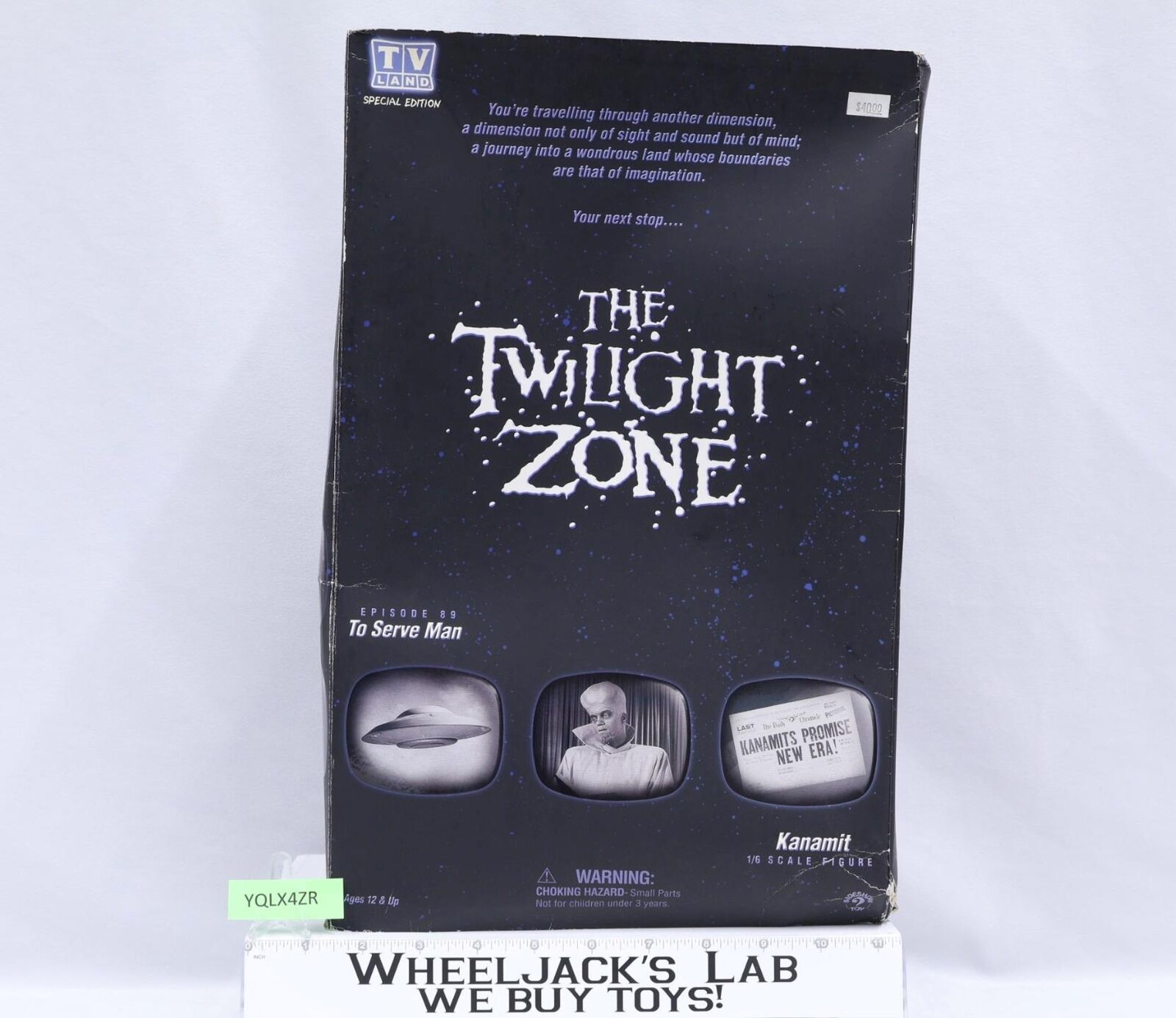 Kanamit "To Serve Man" Twilight Zone 2002 Sideshow Collectibles 12" NEW ...