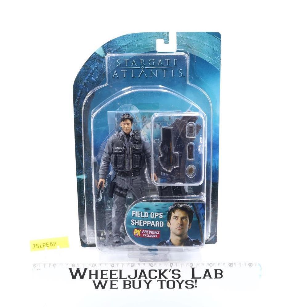 Field Ops Sheppard Stargate Atlantis Series 1 Exclusive MOSC Diamond Select Toys - Wheeljack's Lab