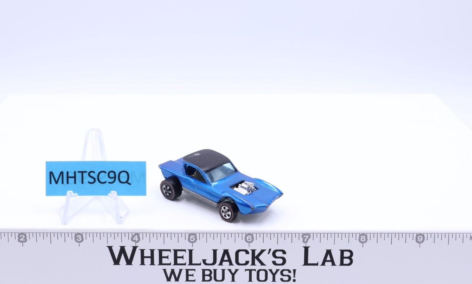 Python Blue 1968 Hot Wheels Mattel Vintage Redline RL - Wheeljack's Lab