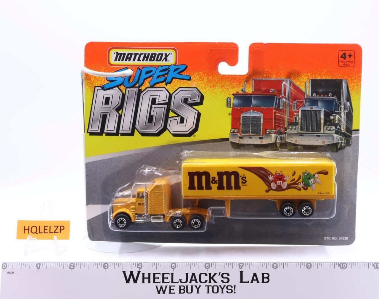 M&M's Semi Matchbox Super Rigs Die Cast 1995 MOSC NEW - Wheeljack's Lab
