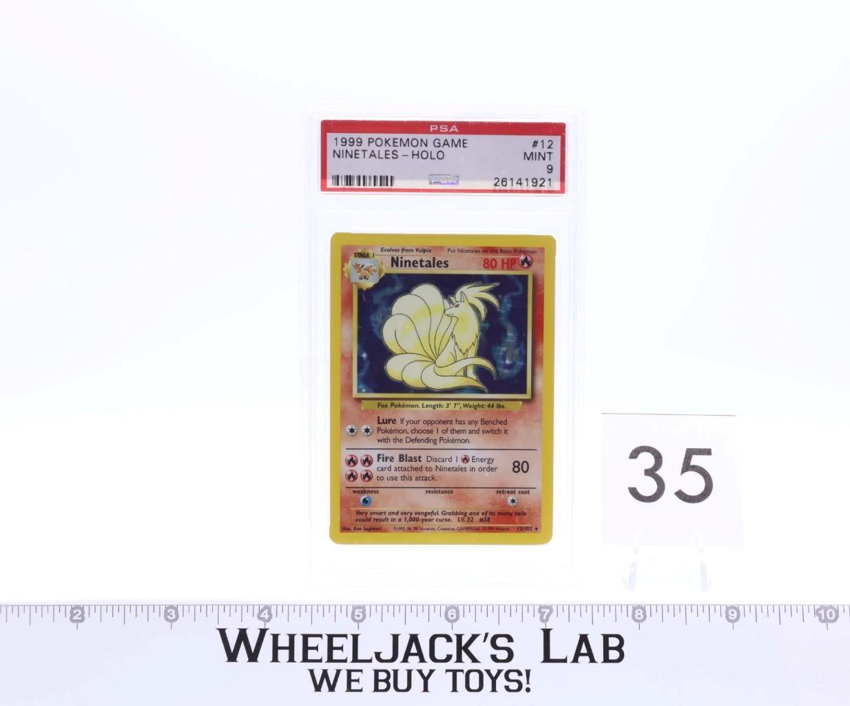 Ninetales 1999 Base Set Holo #12/102 PSA GRADED 9 MINT Pokemon Card ...