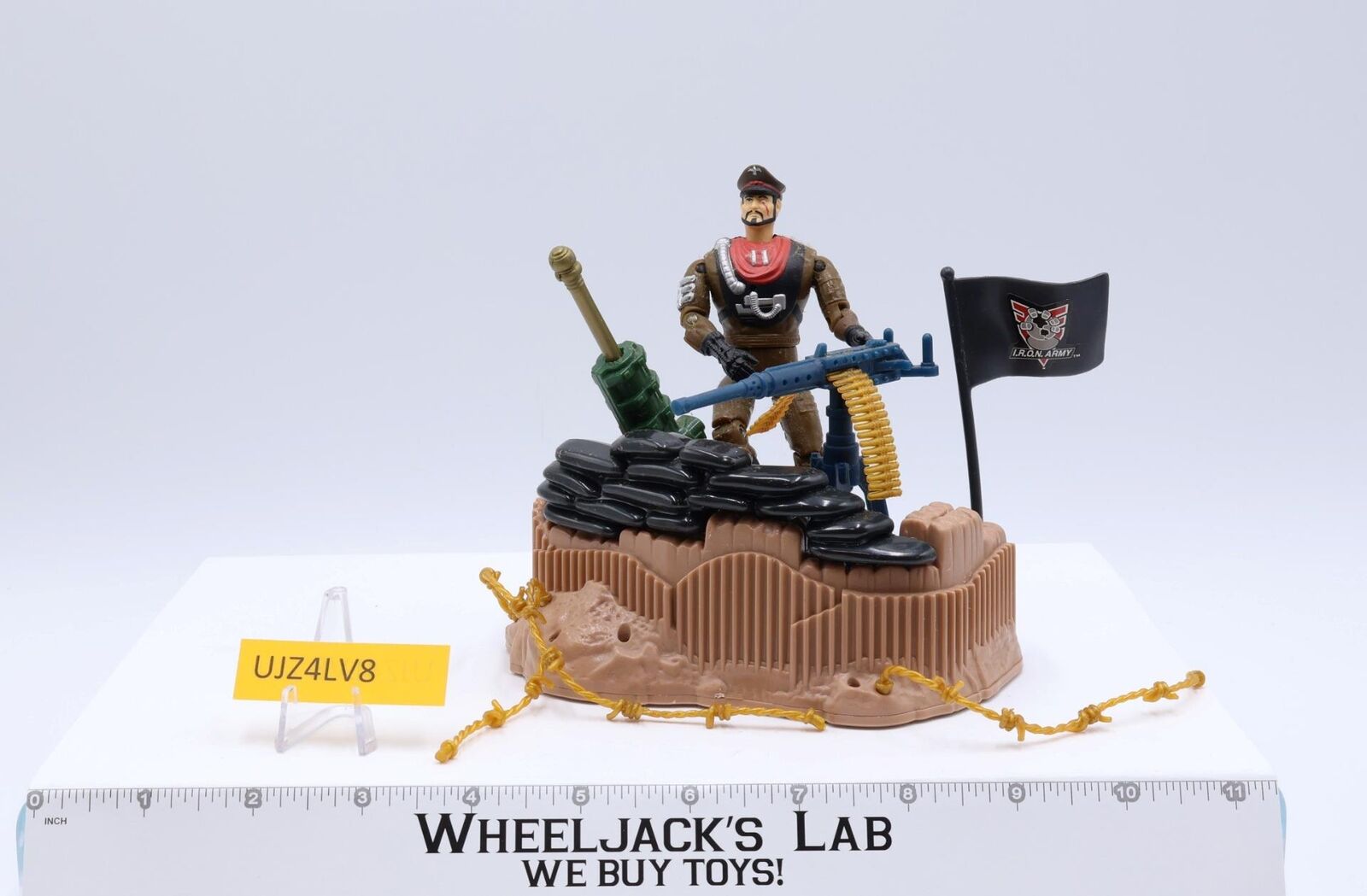 Enemy Battle Bunker W/ General Blitz Complete GI Joe Sgt. Savage 1994 ...