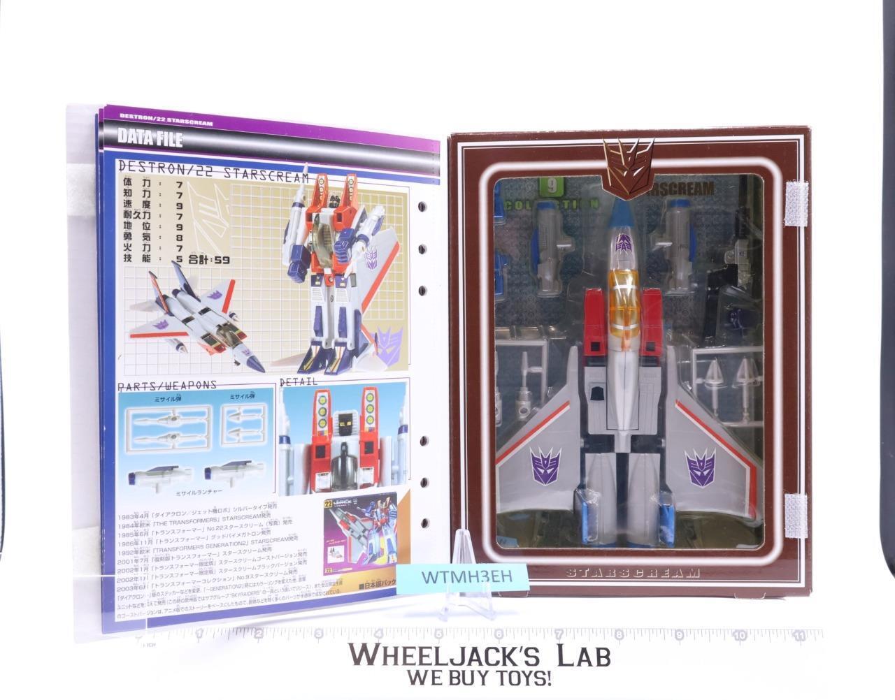 Starscream #9 Collection TFC Transformers G1 Reissue 2002 Takara NEW ...