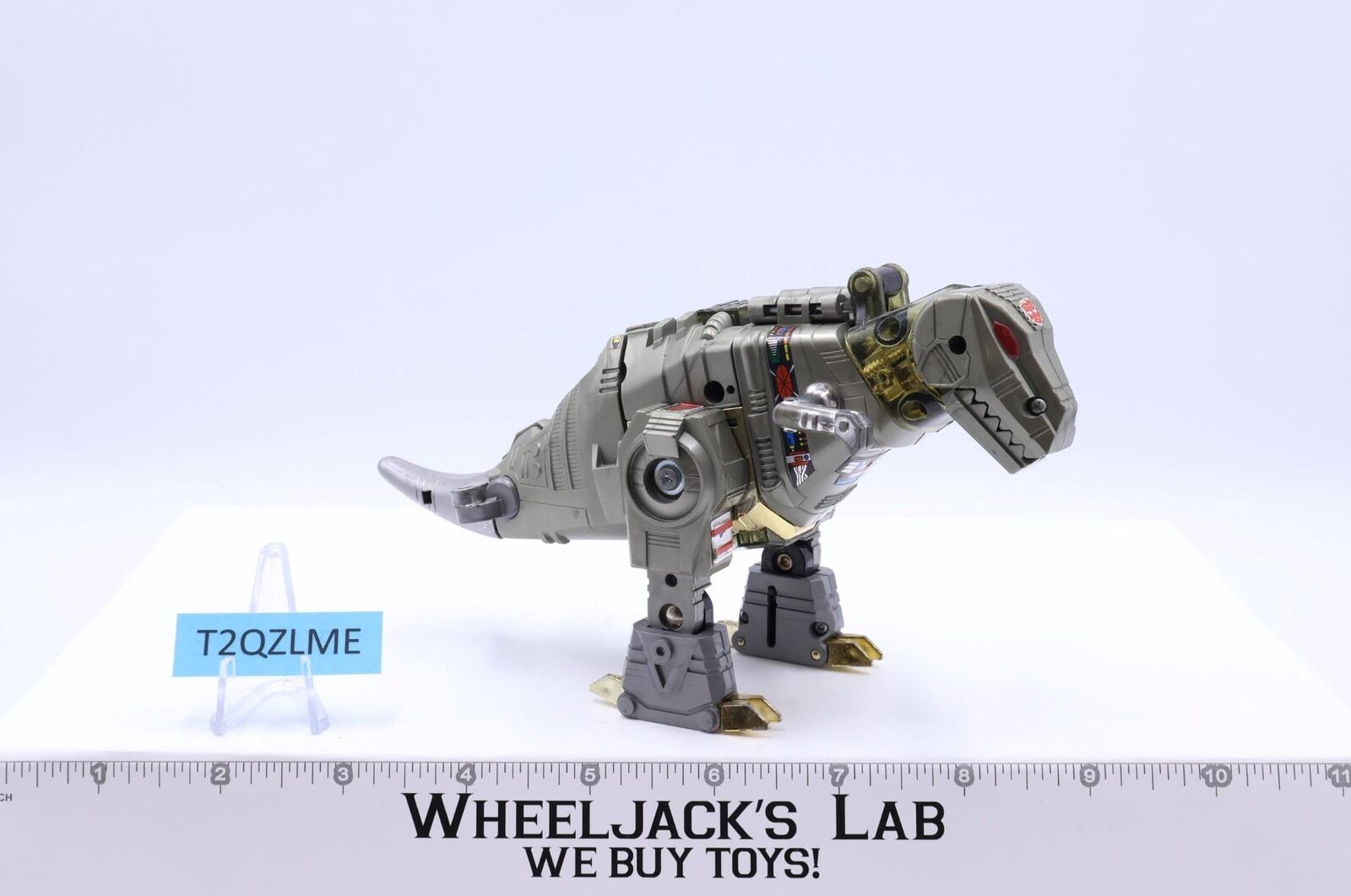 Grimlock Vintage Hasbro 1985 G1 Transformers Figure BROKEN HEAD TAB ...