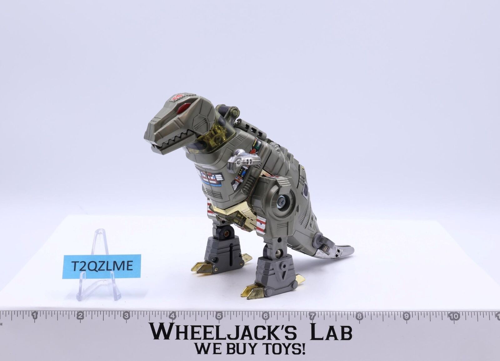 Grimlock Vintage Hasbro 1985 G1 Transformers Figure BROKEN HEAD TAB ...