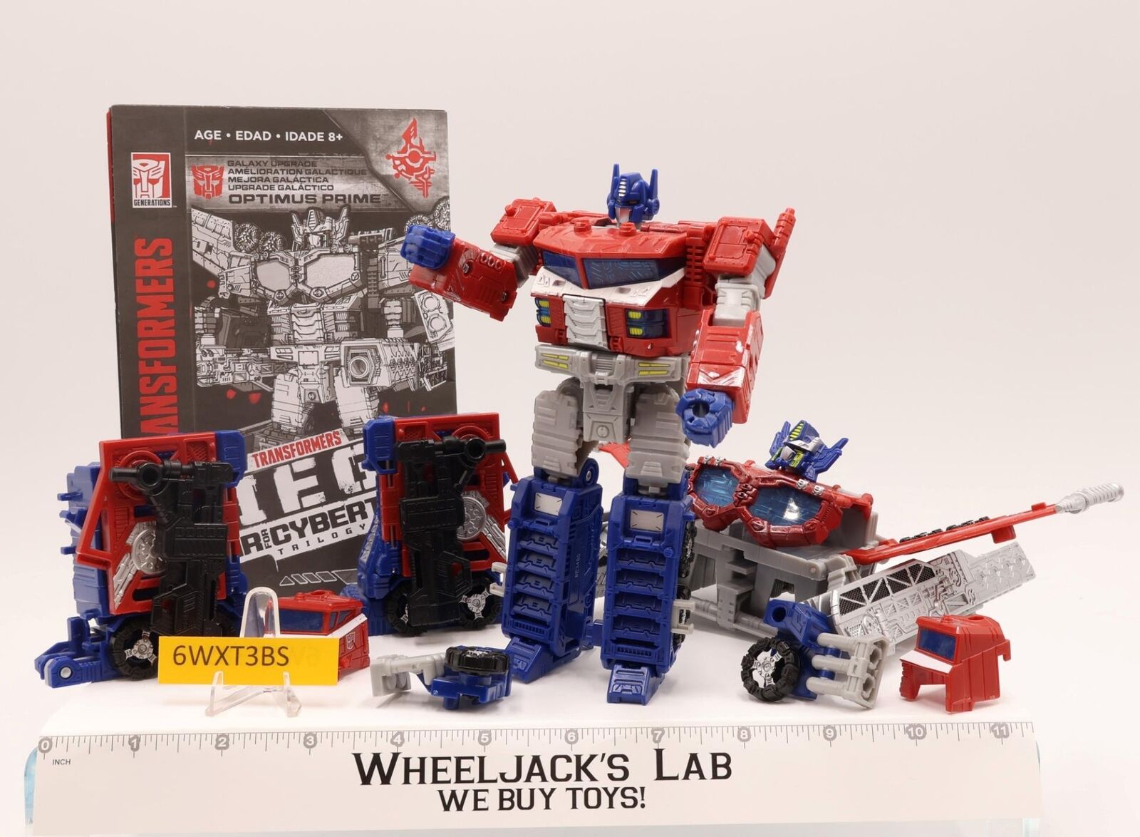 Optimus Prime 100% Complete W/ Galaxy Upgrade Transformers Siege WFC ...