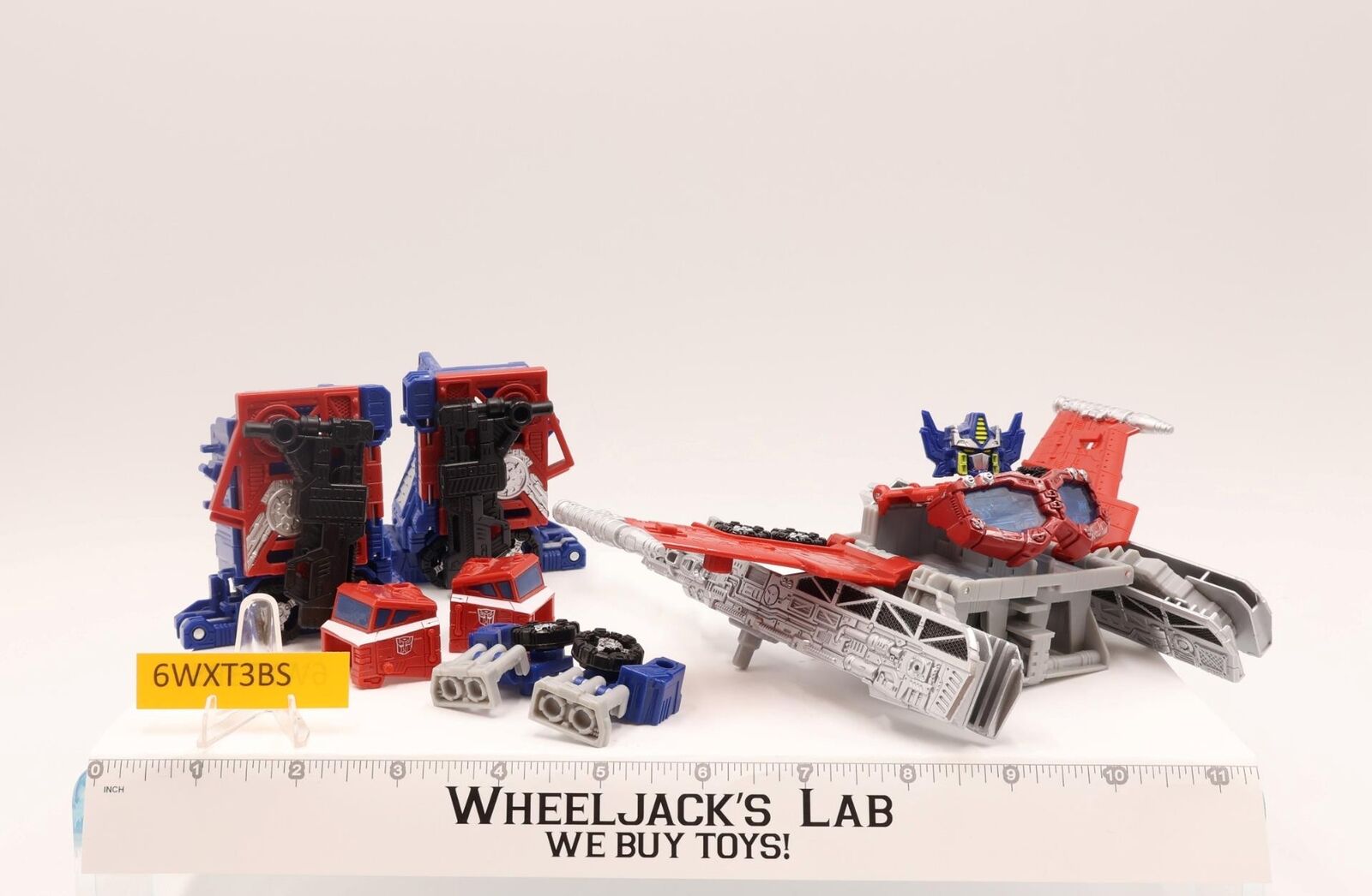 Optimus Prime 100% Complete W/ Galaxy Upgrade Transformers Siege WFC ...