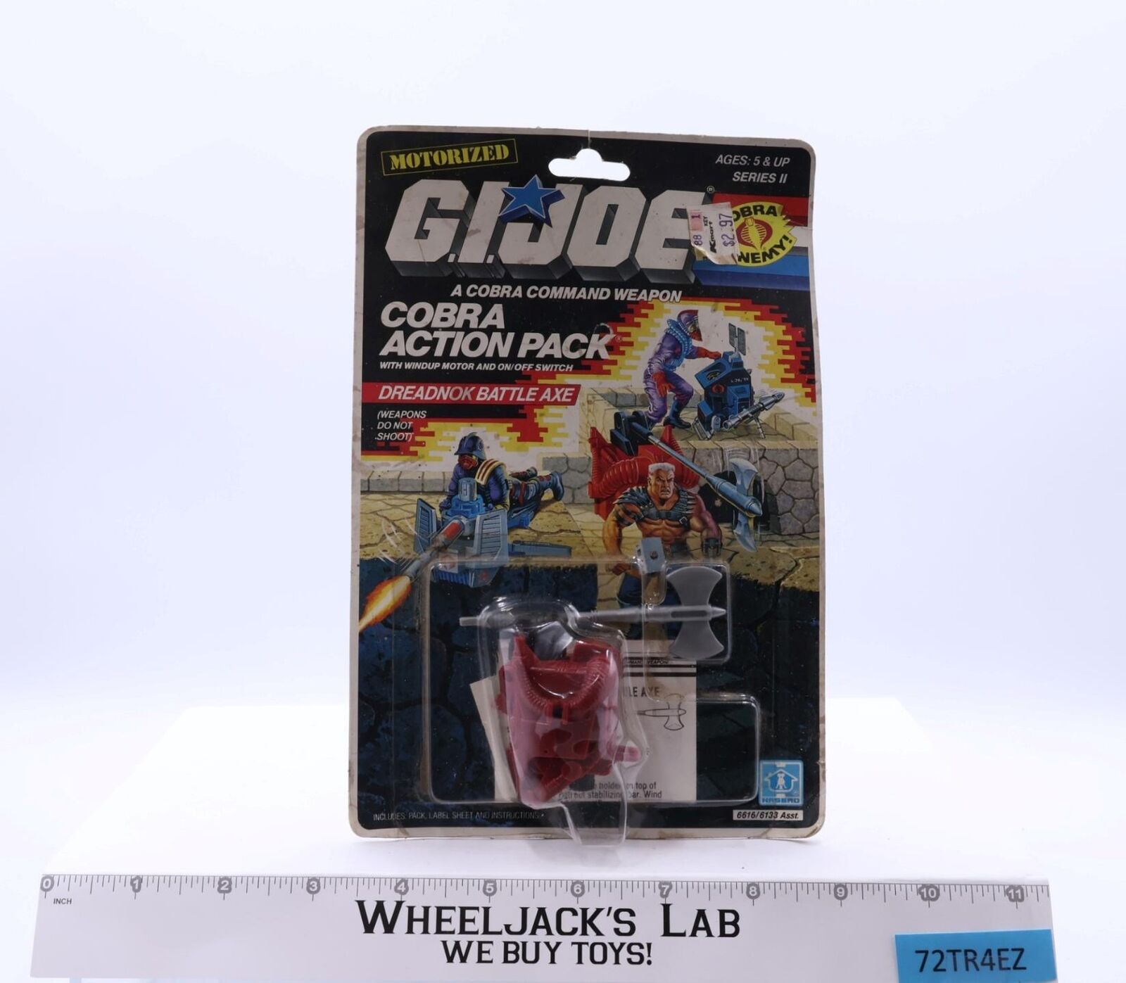 Dreadnok Battle Axe Motorized Action Pack GI Joe 1988 Hasbro Figure NEW ...