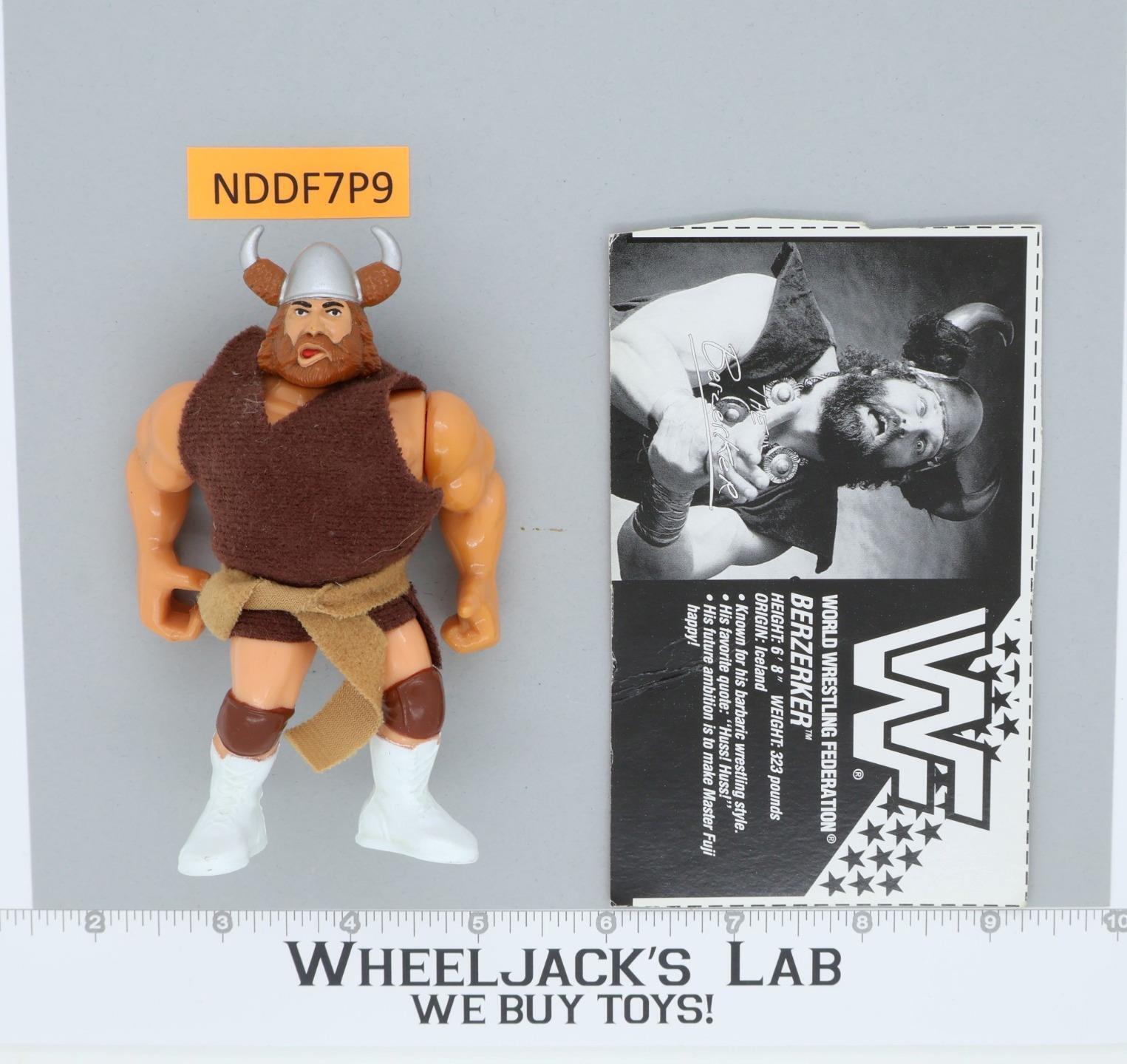 Berzerker John Nord WWF WWE 100% Complete Hasbro Wrestling Titan Sports ...