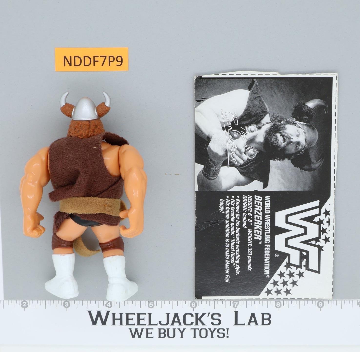 Berzerker John Nord WWF WWE 100% Complete Hasbro Wrestling Titan Sports ...