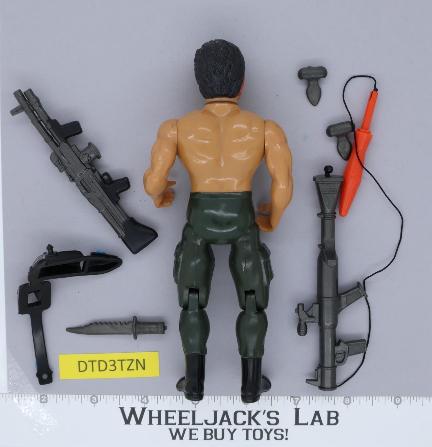 John Rambo Sylvester Stallone Rambo 1986 Coleco Vintage Action Figure ...
