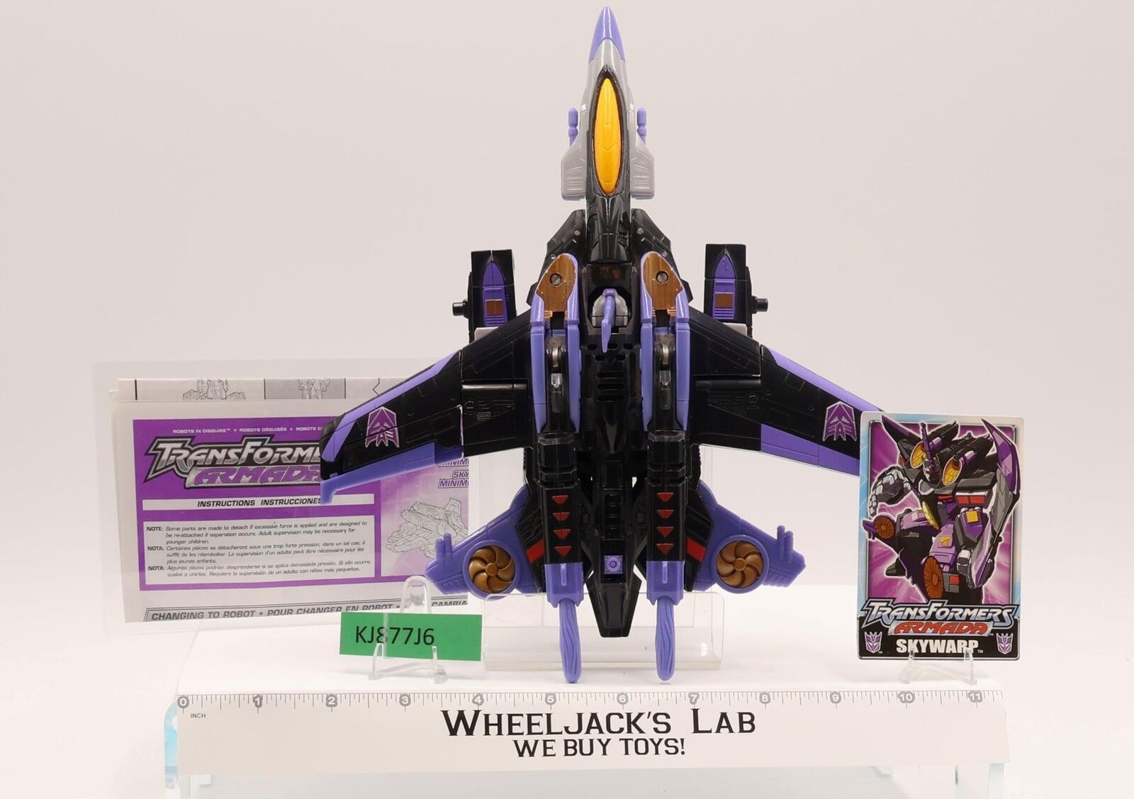 Skywarp Max-Cons Transformers Armada 2002 Hasbro Action Figure ...