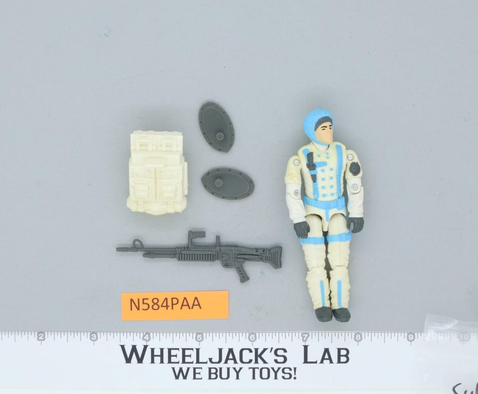 Sub-Zero V1 1990 G.I. Joe Hasbro Vintage Action Figure - Wheeljack's Lab