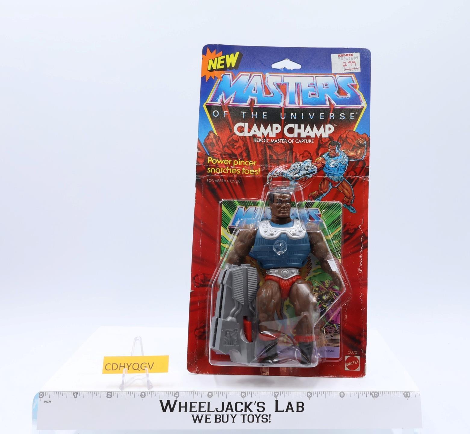 Clamp Champ Masters of the Universe MOTU 1986 Mattel MOSC SEALED NEW ...