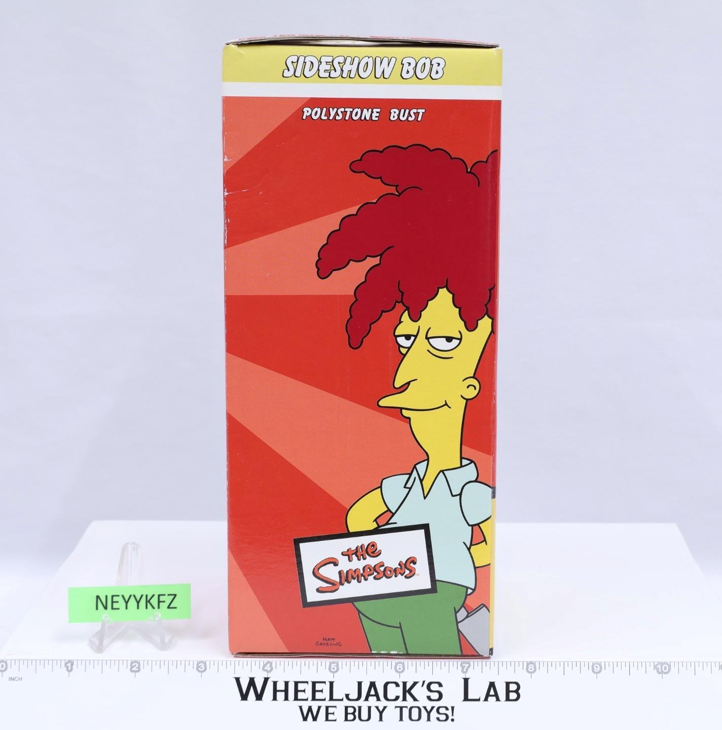 Sideshow Bob Polystone Bust The Simpsons 2004 Sideshow Collectibles NEW ...