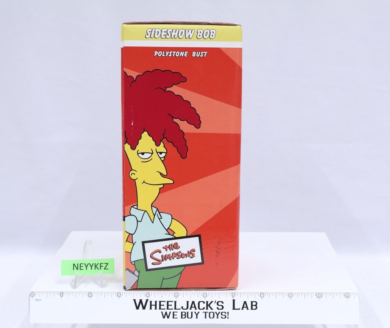 Sideshow Bob Polystone Bust The Simpsons 2004 Sideshow Collectibles NEW ...