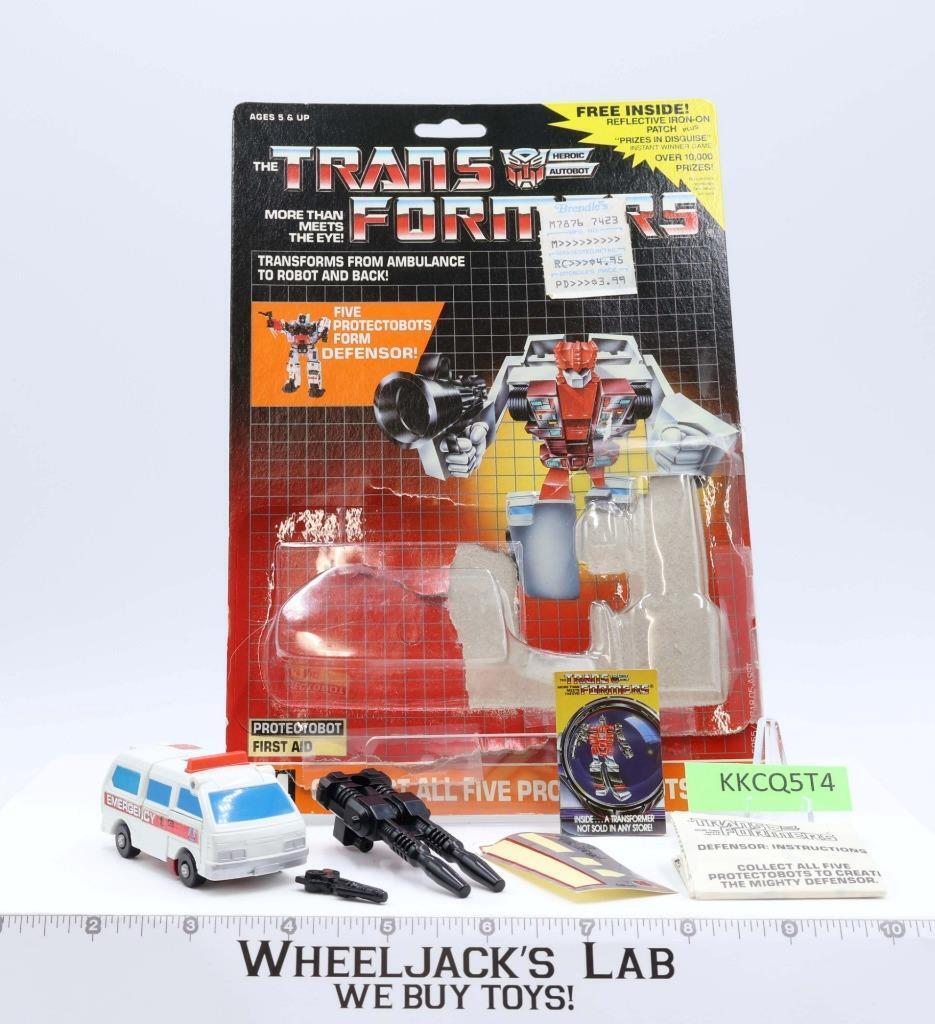 First Aid METAL 100% Complete W/CARDBACK & BUBBLE G1 Transformers ...