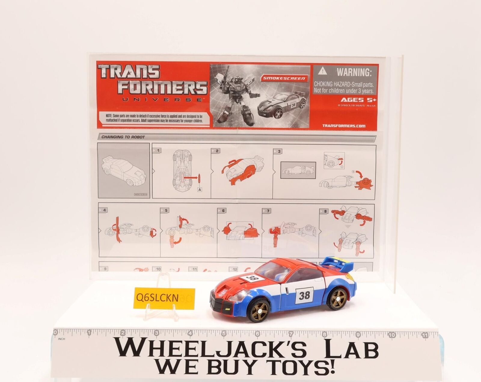 Smokescreen Deluxe Class Transformers Universe 25th Anniv. 2008 Hasbro ...