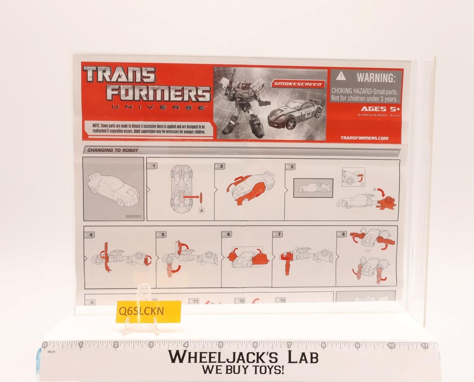 Smokescreen Deluxe Class Transformers Universe 25th Anniv. 2008 Hasbro ...