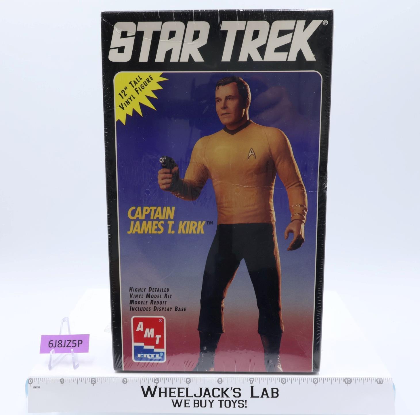 Captain James T. Kirk 12" Vinyl Model Kit Star Trek 1994 Ertl NEW MISB ...