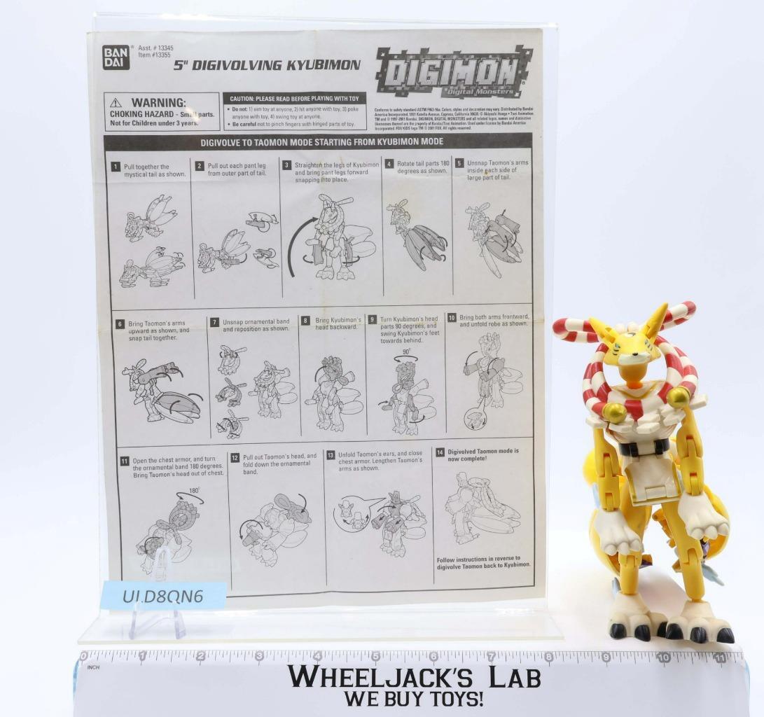 Kyubimon Digimon Digivolving Digivolve 2000 Bandai Action Figure ...