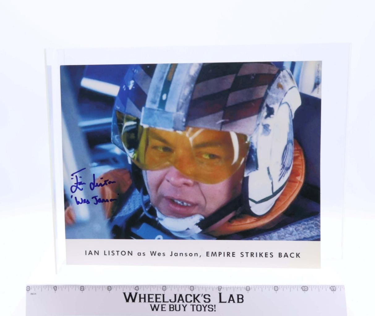 Wes Janson Star Wars ESB Ian Liston AUTOGRAPHED 8x10 Picture ...