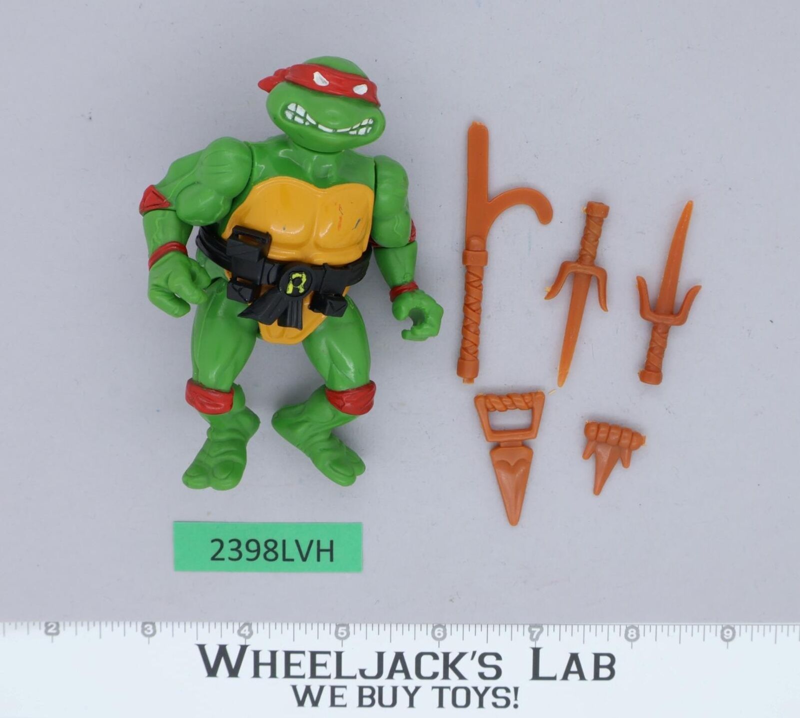 Raphael HARD HEAD Teenage Mutant Ninja Turtles TMNT 1988 Playmates ...