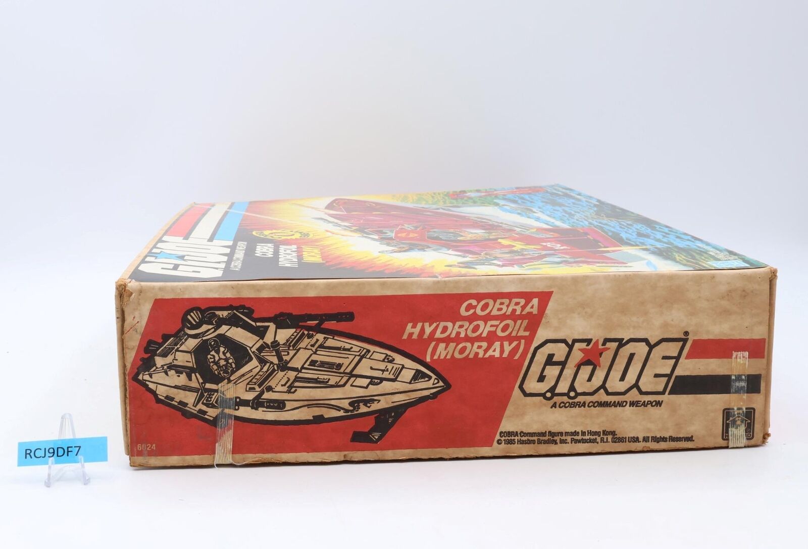 Cobra Moray Hydrofoil EMPTY BOX ONLY GI Joe 1985 Hasbro Action Figure ...