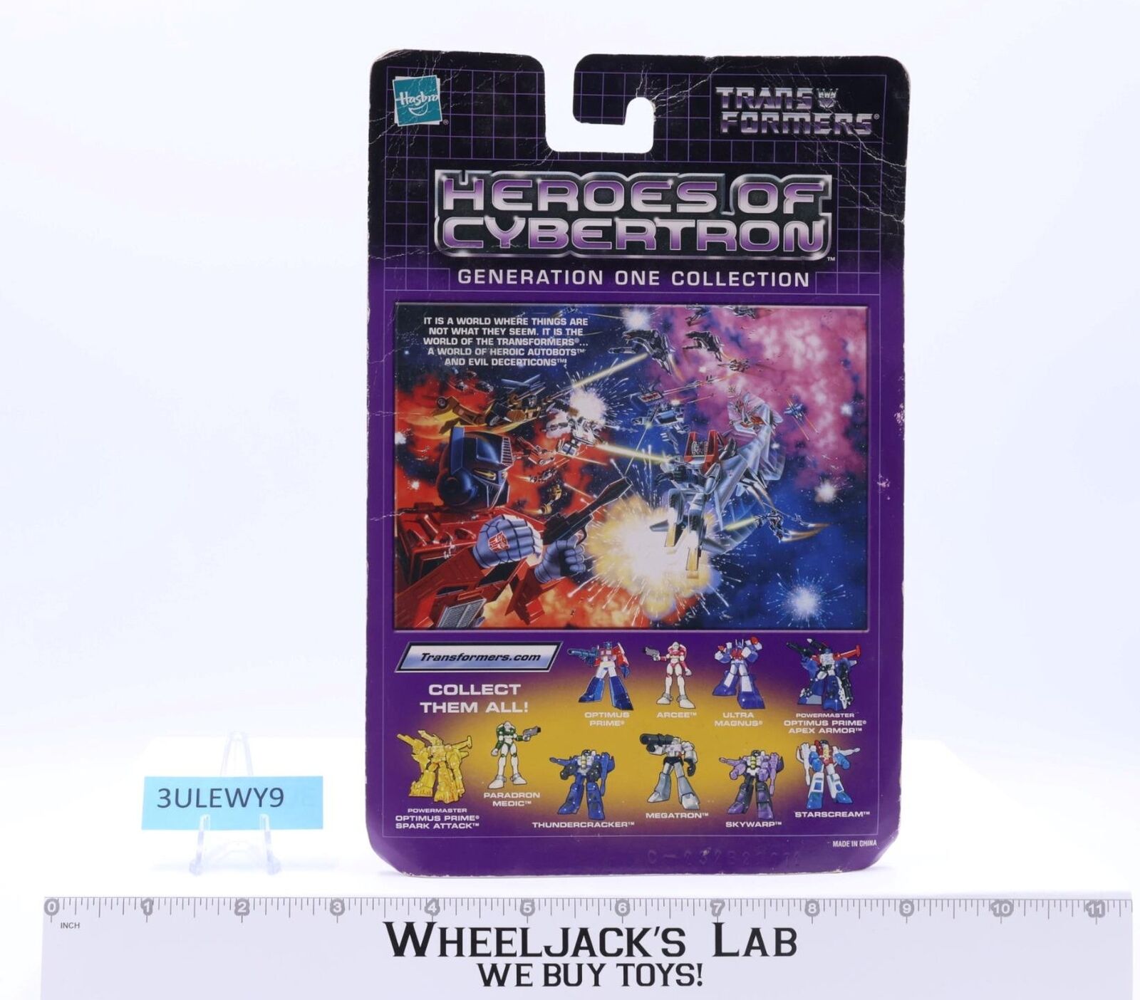 Megatron Heroes of Cybertron Transformers Hasbro 2001 Action Figure NEW ...