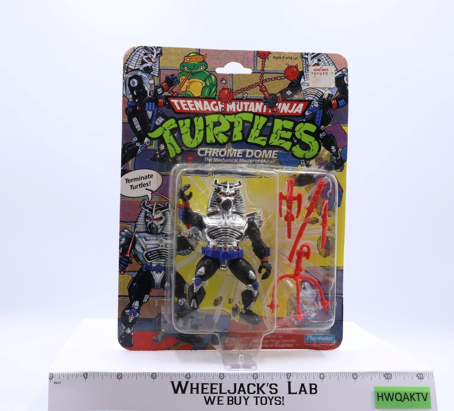 Chrome Dome Teenage Mutant Ninja Turtles TMNT 1991 Playmates NEW MOSC ...