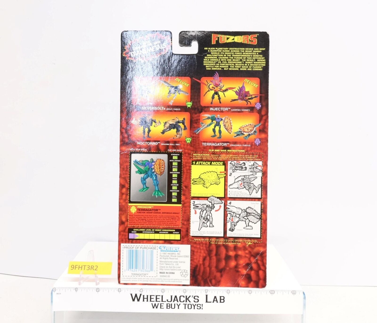 Terragator 100% Complete Transformers Beast Wars 1997 Hasbro Action ...