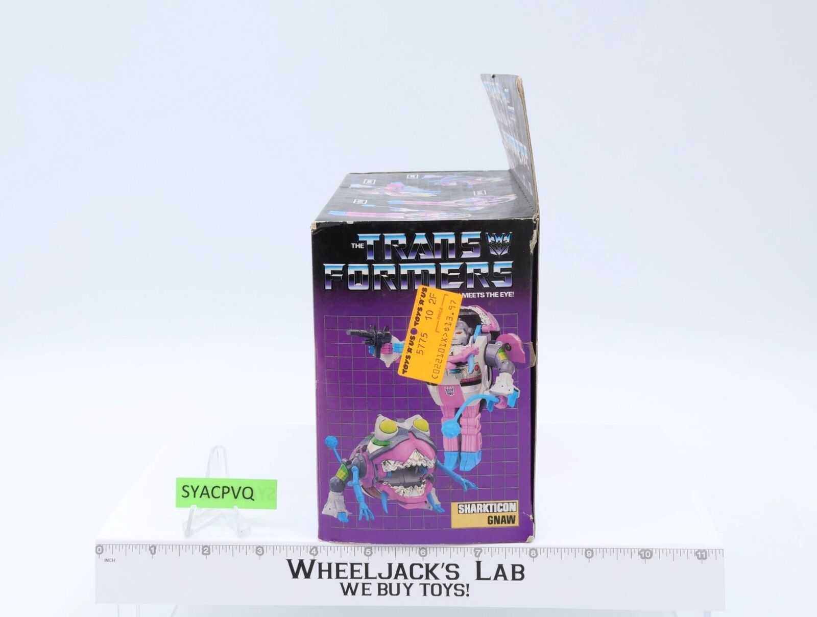 Gnaw Sharkticon 100% Complete W/Box & Insert G1 Transformers 1986 ...