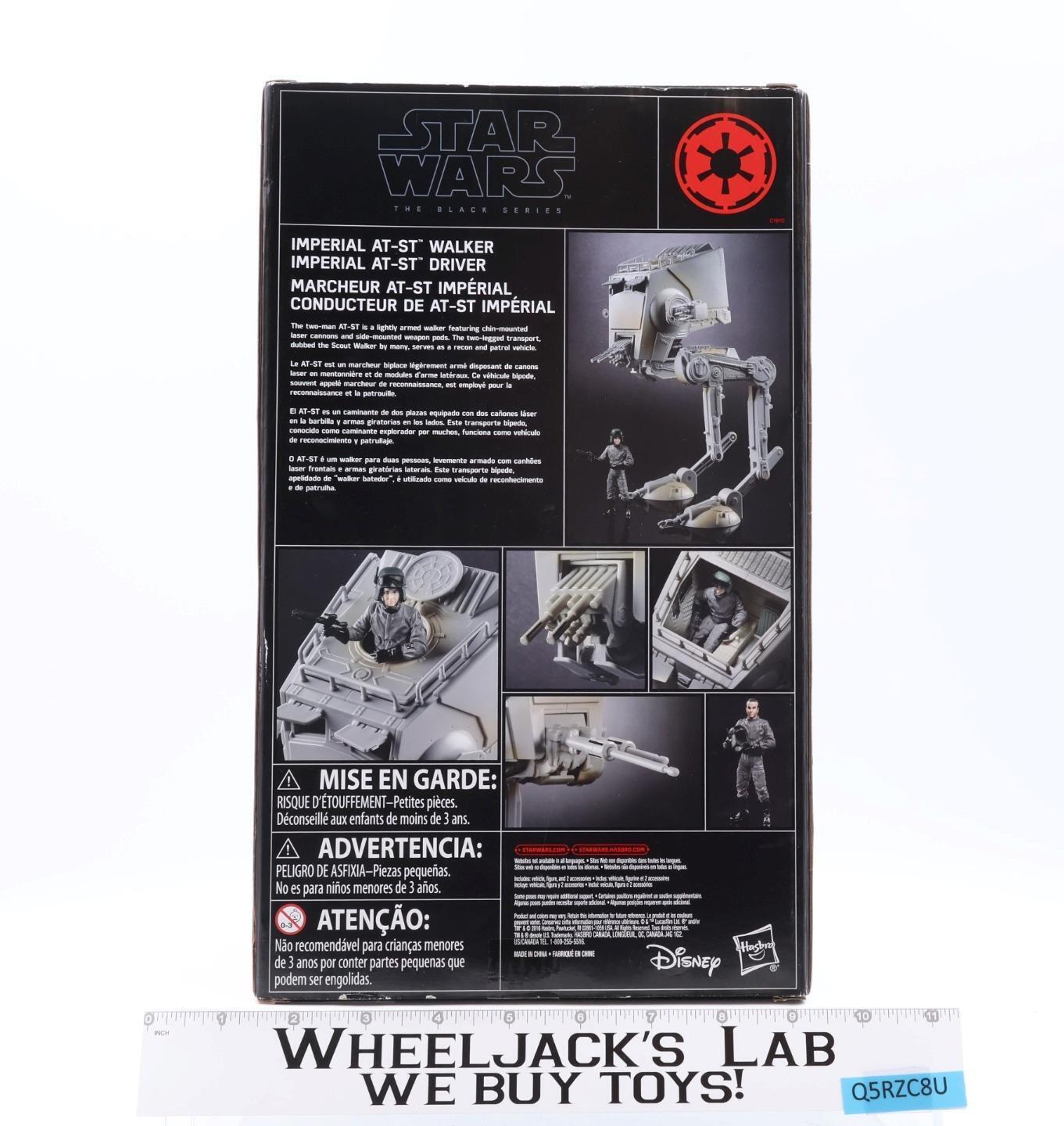 Imperial AT-ST Walker & Driver Star Wars Black Series 2016 Hasbro NEW ...