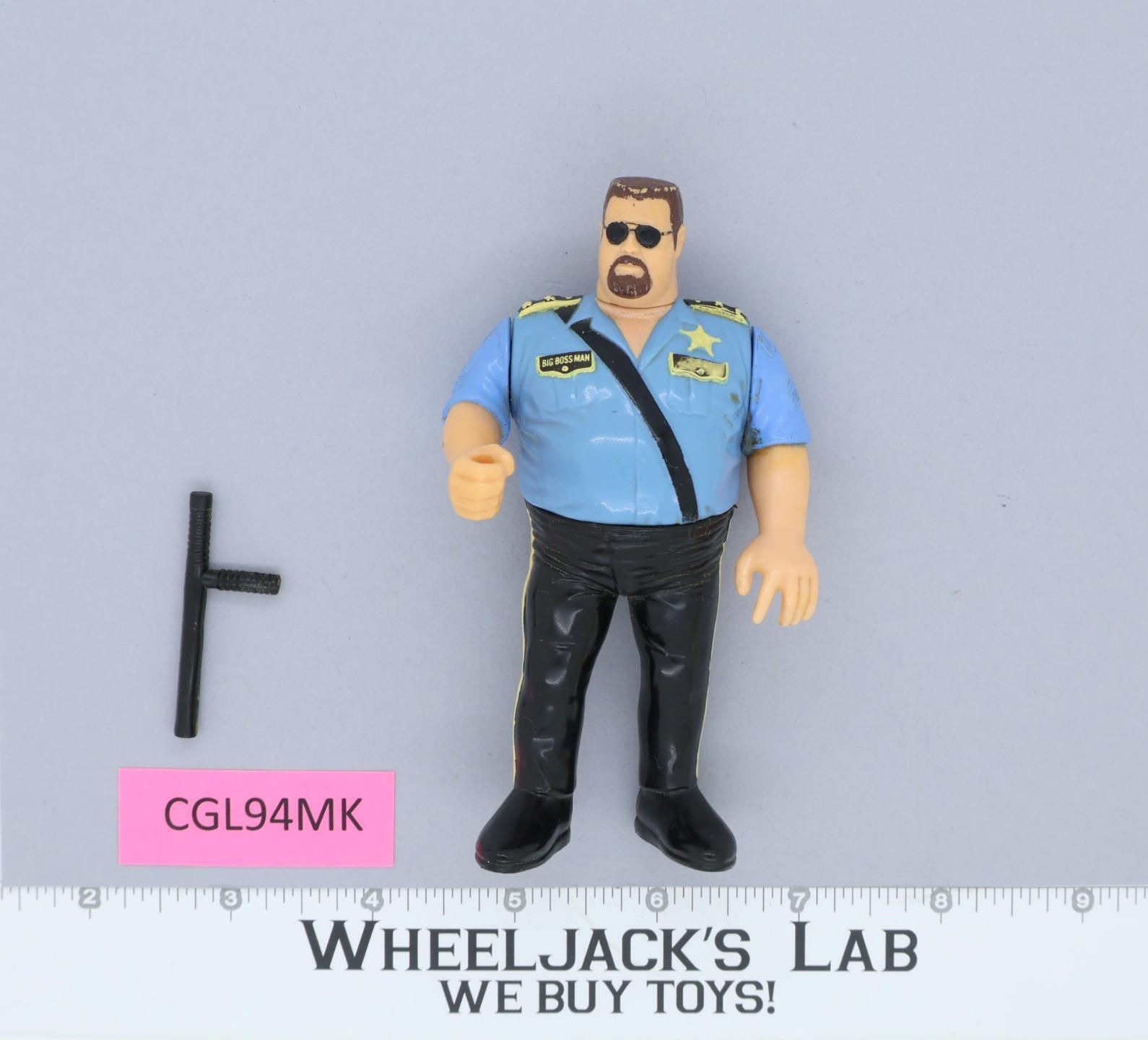 Big Boss Man 100% Complete WWF WWE Wrestling 1990 Vintage Action Figure ...