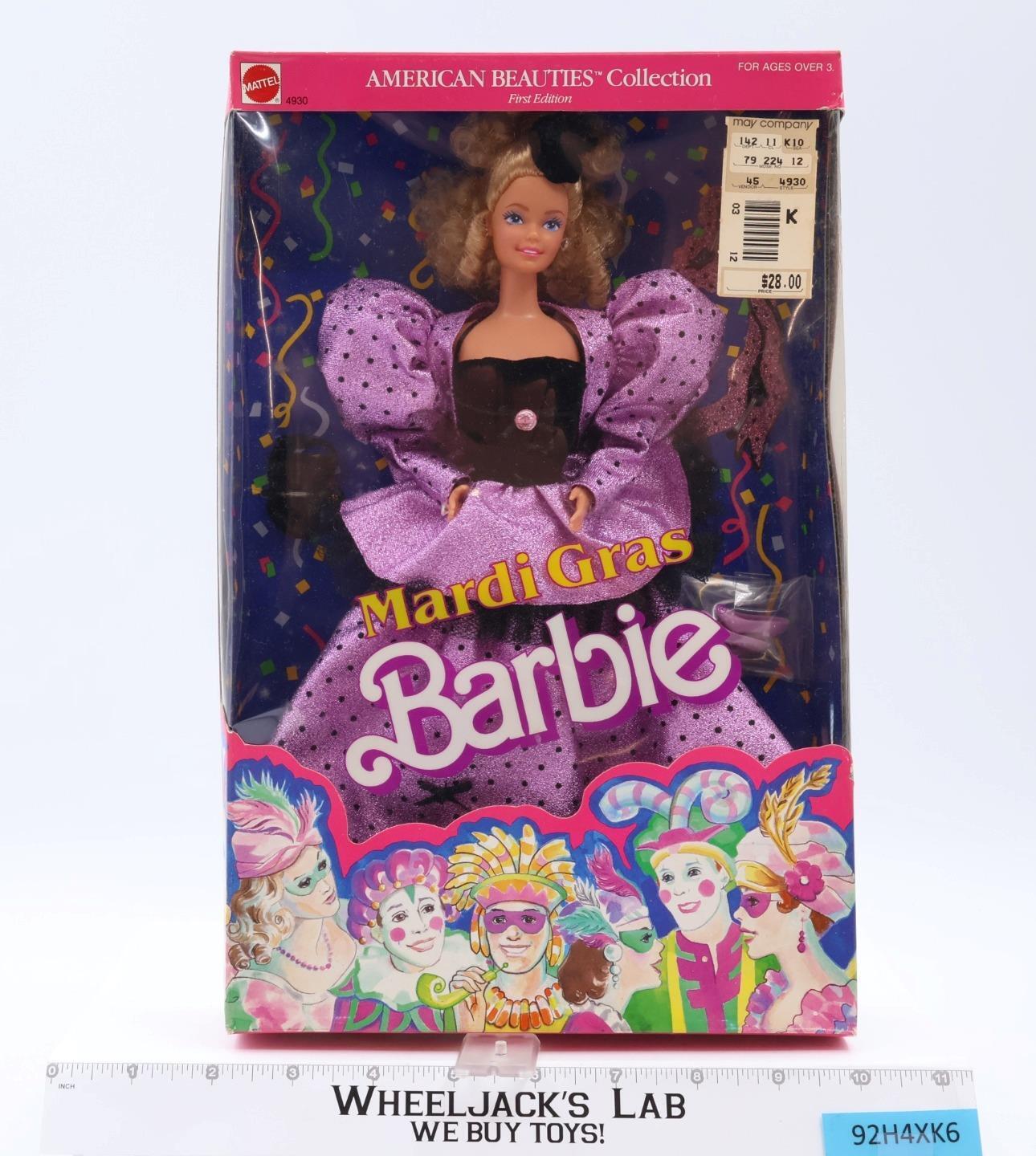 #4930 Mardi Gras Barbie 1987 Mattel NEW SEALED - Wheeljack's Lab