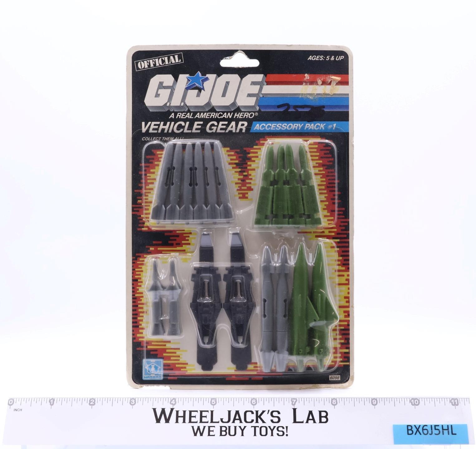 Vehicle Gear Accessory Pack #1 GI Joe 1986 Hasbro Figure MOSC SEALED ...