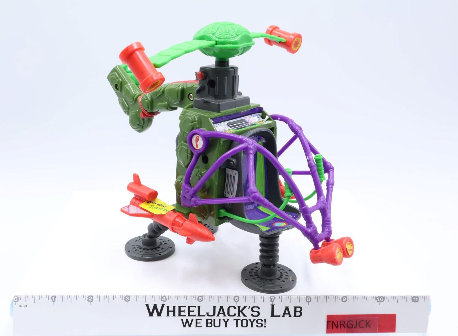 Rocksteady's Pogocopter TMNT Teenage Mutant Ninja Turtle 1991 Playmates ...
