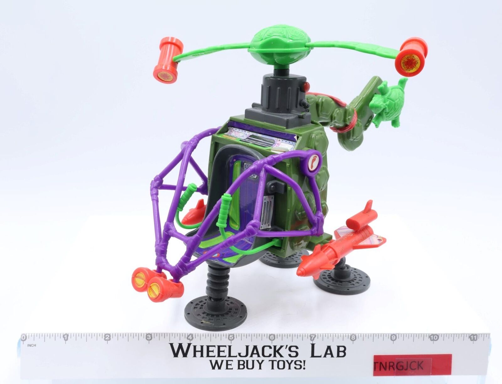 Rocksteady's Pogocopter TMNT Teenage Mutant Ninja Turtle 1991 Playmates ...