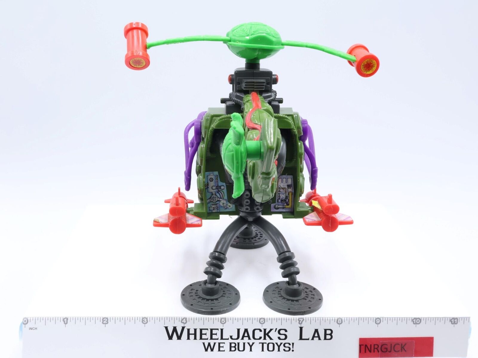 Rocksteady's Pogocopter TMNT Teenage Mutant Ninja Turtle 1991 Playmates ...