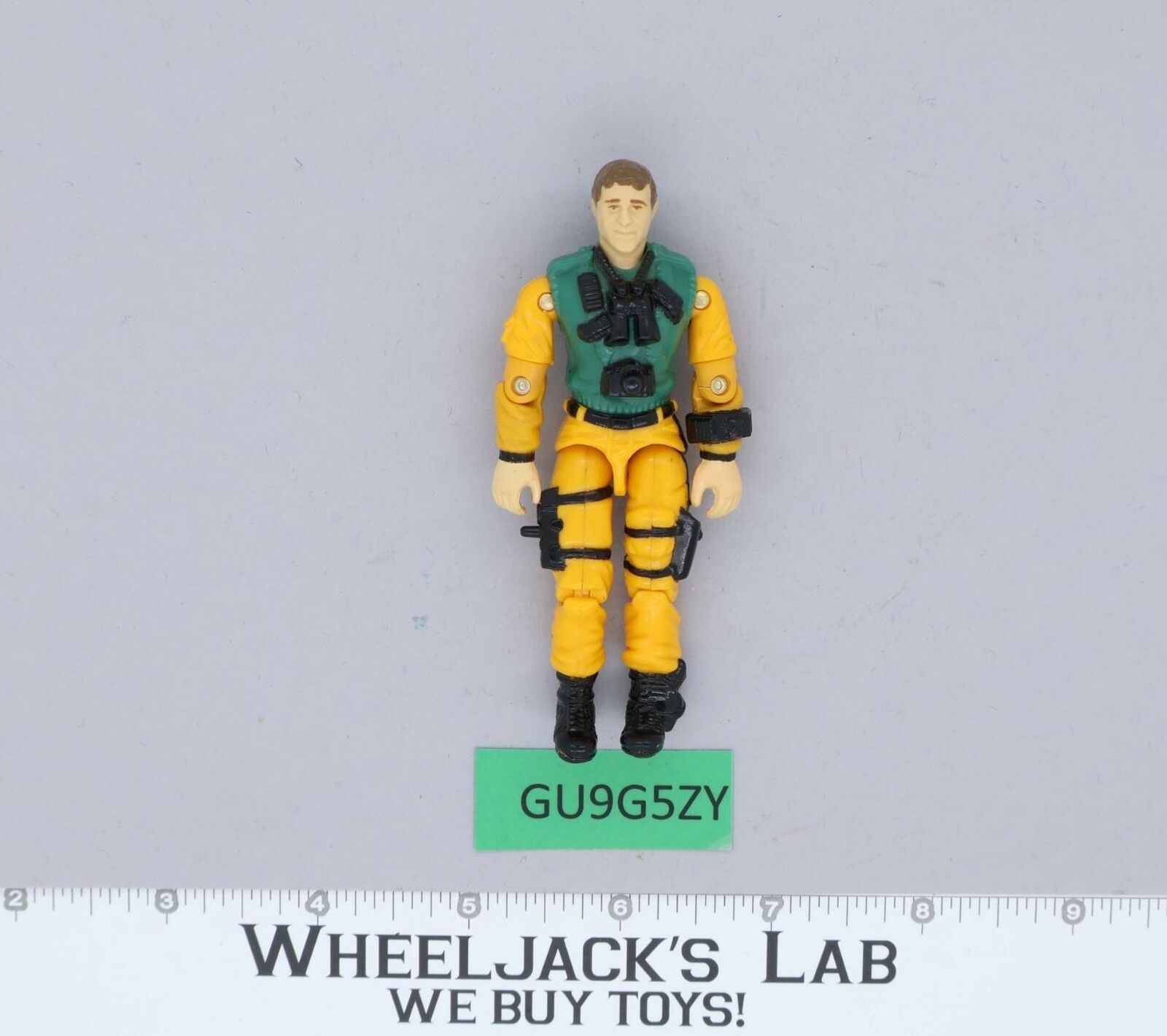Scoop V1 G.I. Joe 1989 Hasbro Vintage Action Figure - Wheeljack's Lab