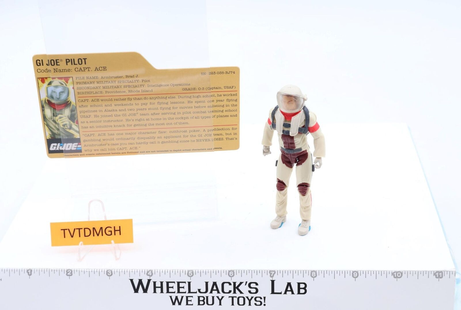 Captain Ace v1 100% Complete GI Joe 25th Anniv Comic Pack 2008 Hasbro ...