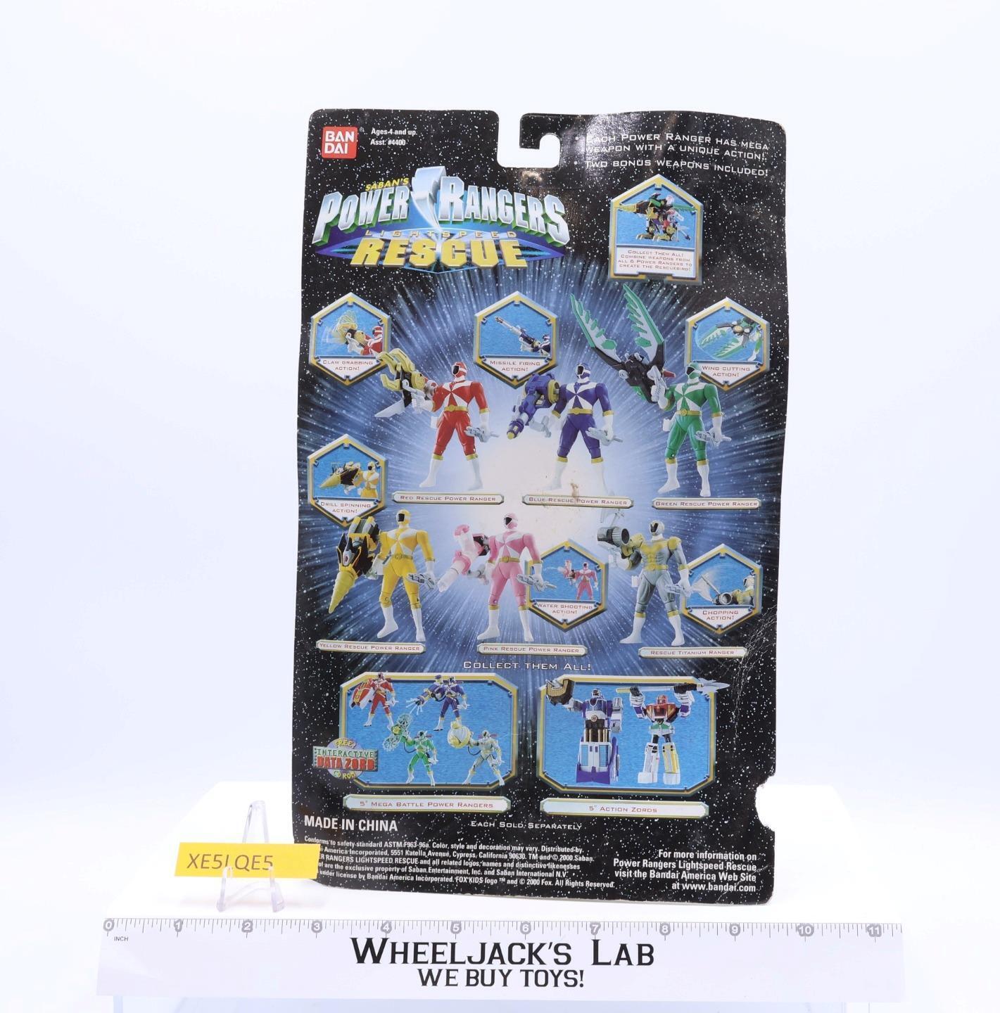 Red Rescue Ranger Complete Power Rangers Lightspeed Rescue 1999 Bandai ...