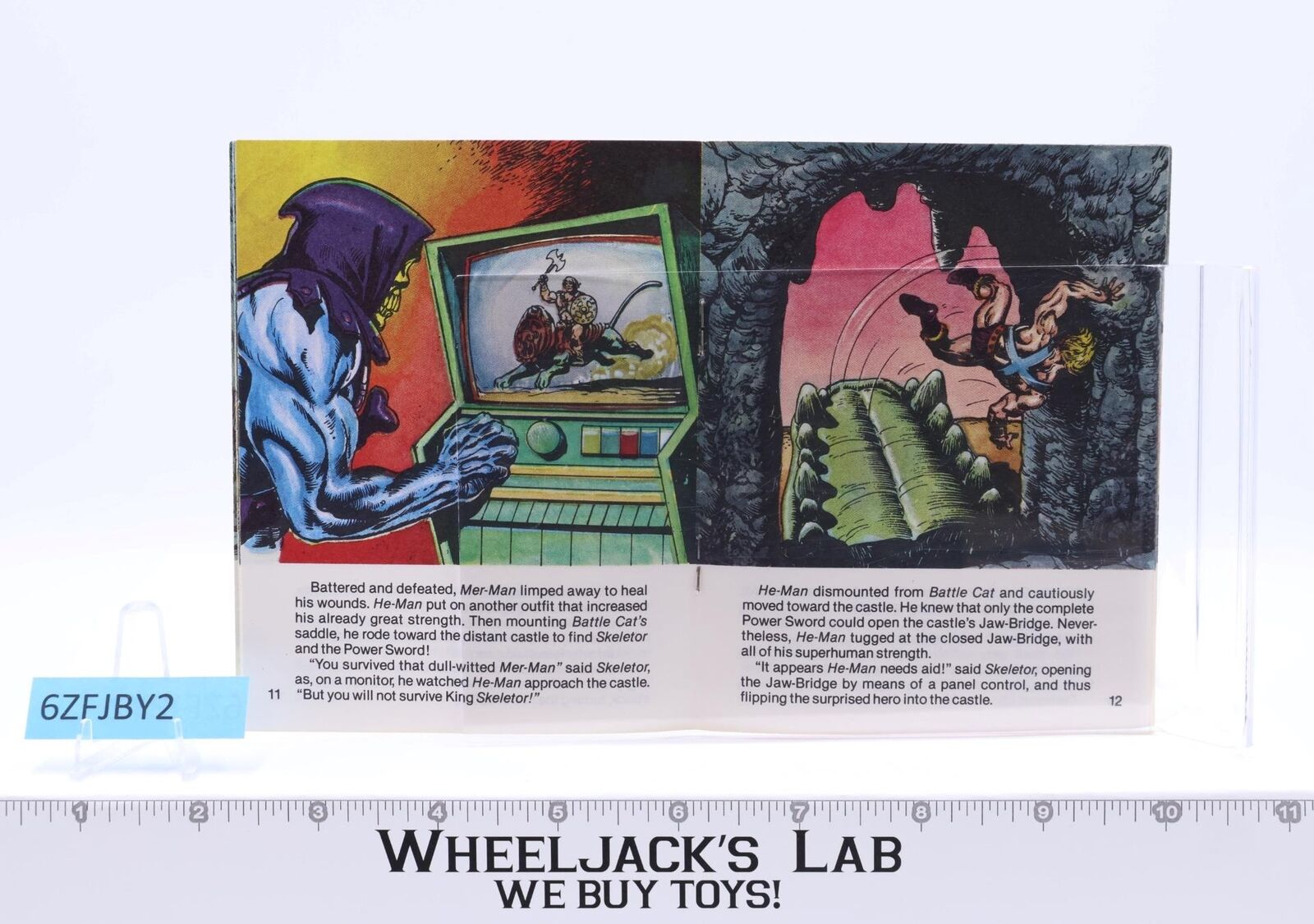 King of Castle Grayskull Mini Comic 1981 He-Man Masters of the Universe ...