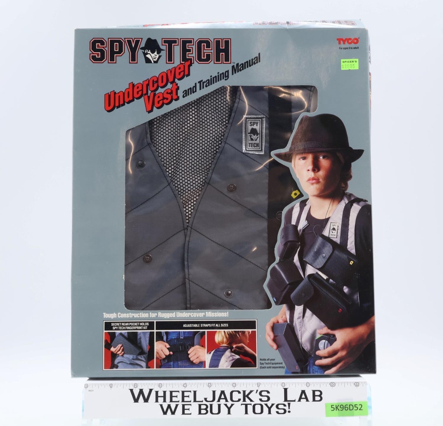 Undercover Vest & Training Manual Spy Tech 1989 Tyco Role Play ...