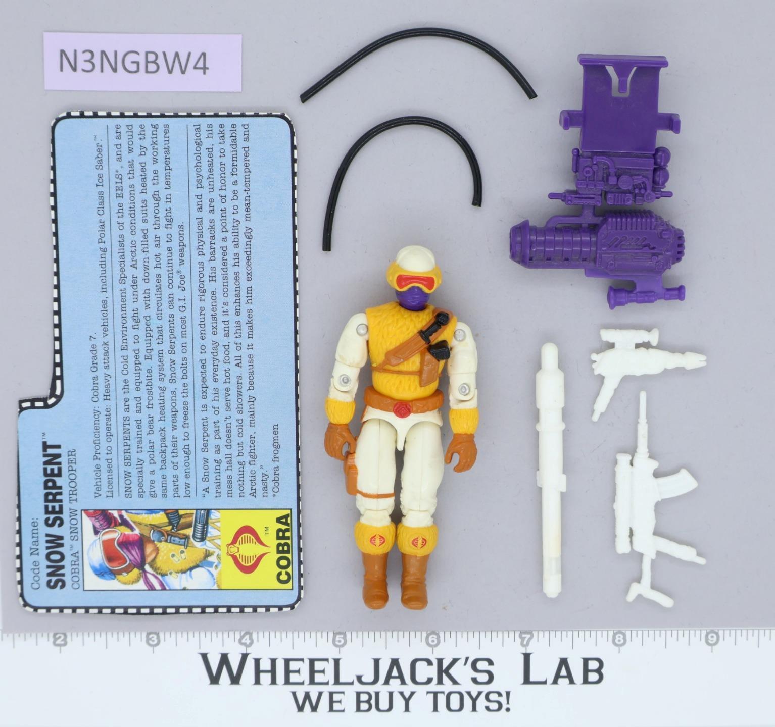 Snow Serpent V2 100% Complete G.I. Joe 1991 Hasbro Vintage Action ...