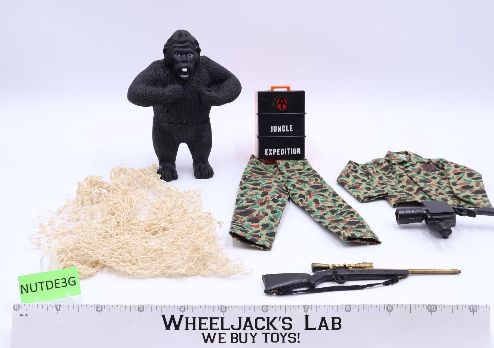 GI Joe 1964 Capture of the Pygmy Gorilla Vintage Hasbro 12" Accessory ...