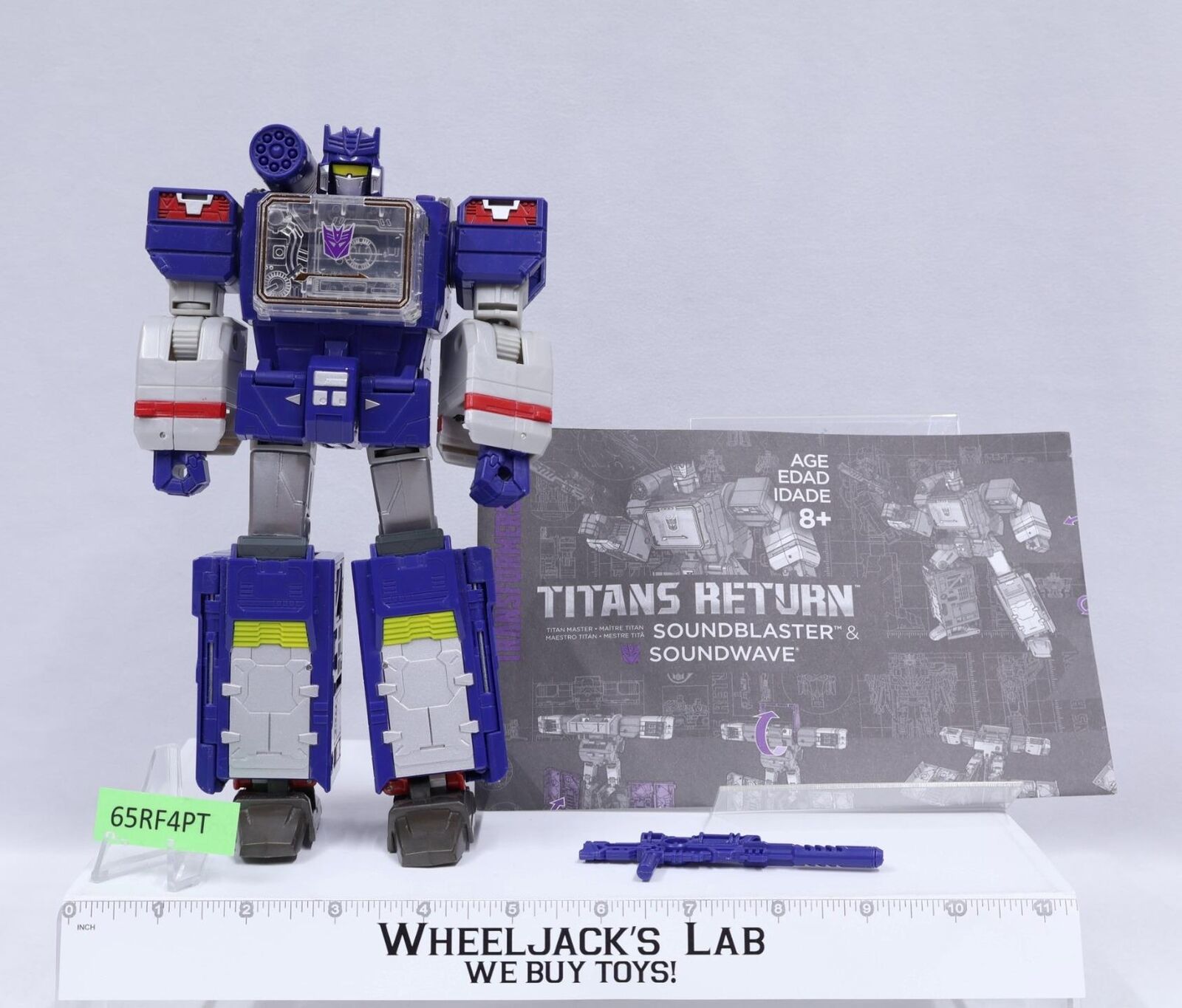 Soundwave 100% Complete Transformers Titans Return 2017 Hasbro Action ...