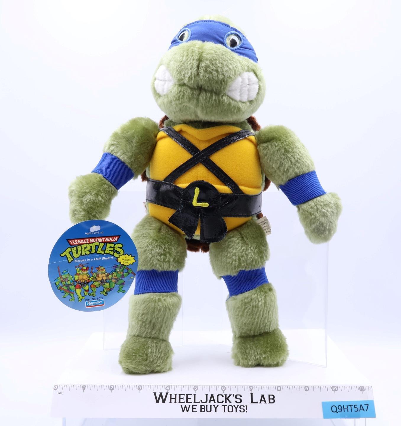 Leonardo TMNT Teenage Mutant Ninja Turtles 1989 Playmates 14" Stuffed ...