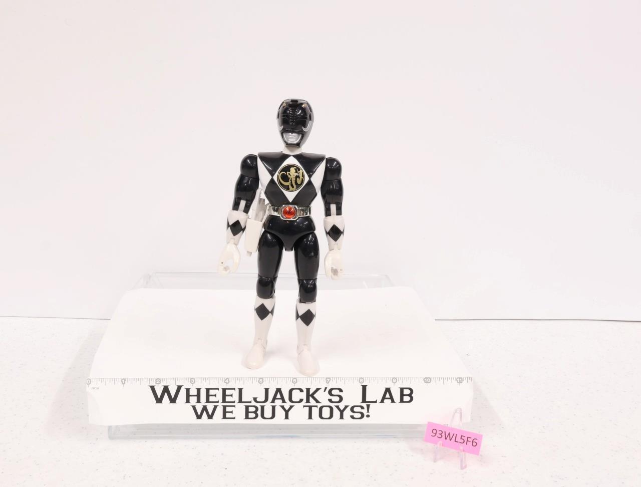 Zach Black Ranger Complete Mighty Morphin Power Rangers 1993 Bandai 8 ...